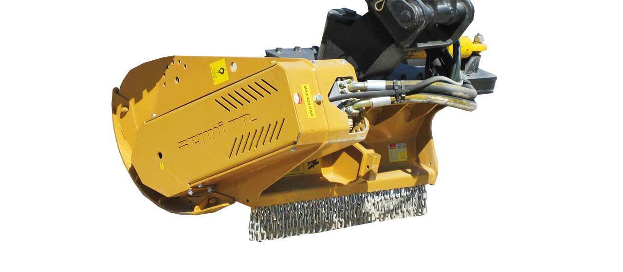 Tocator forestier atasabil la excavator marca SEPPI M model BMS-F ...